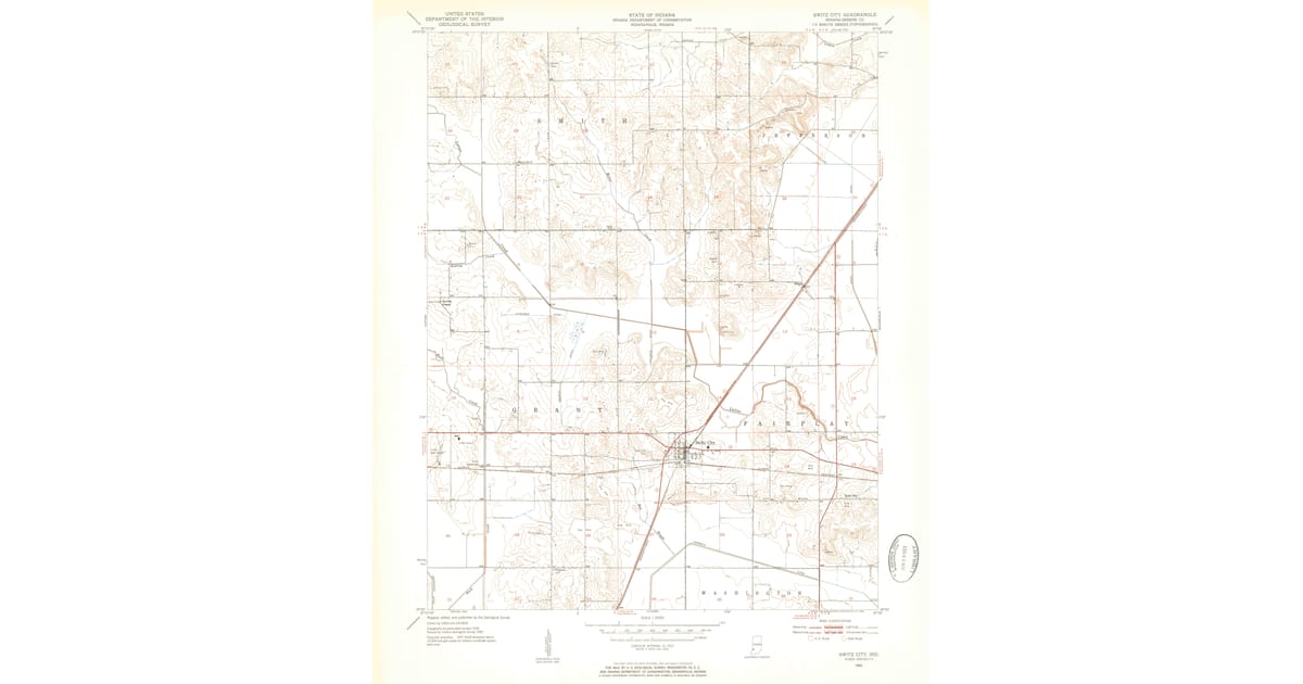 1950s Maps of Dixon, IN | Pastmaps