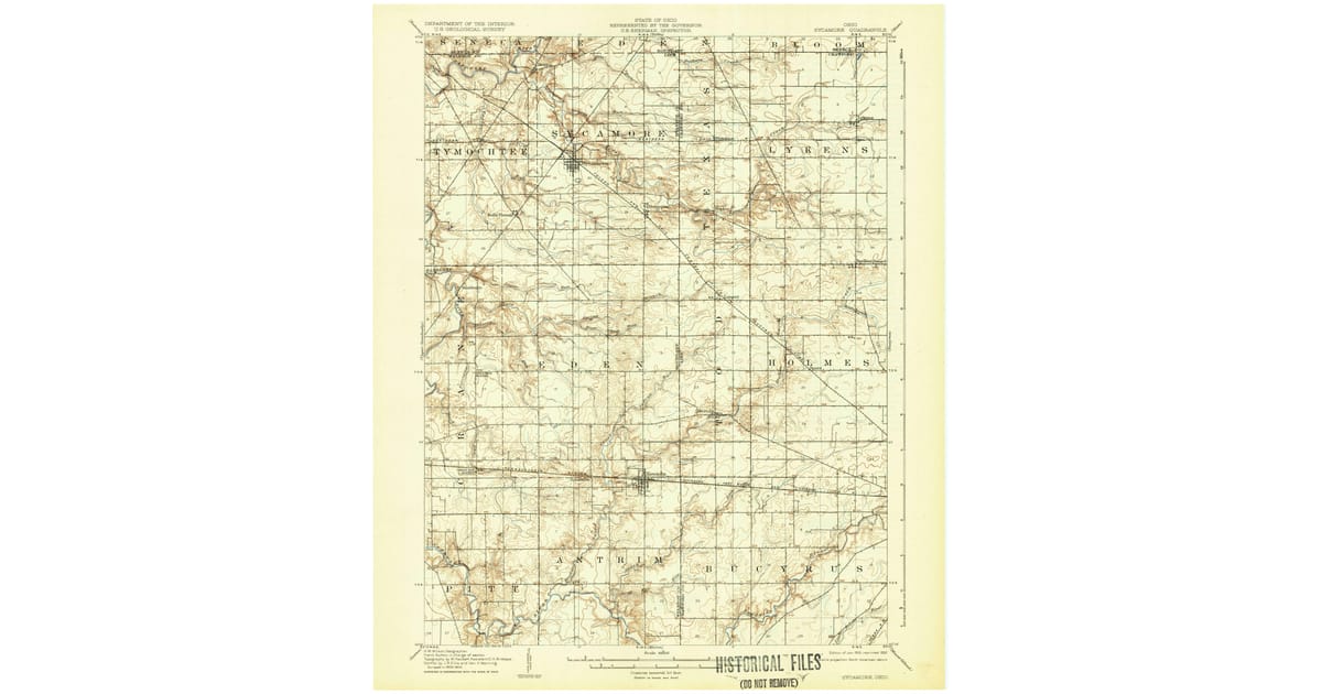 Old Maps of Texas Township, OH for Genealogy | Pastmaps