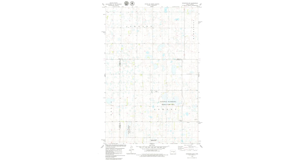 1978 Map of Sykeston SW, Stutsman County, ND — High-Res | Pastmaps