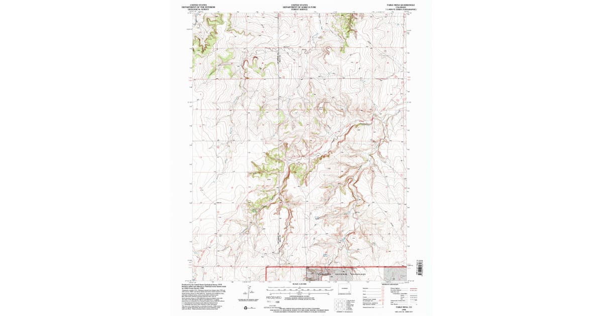 1990s Maps of Baca County, CO | Pastmaps