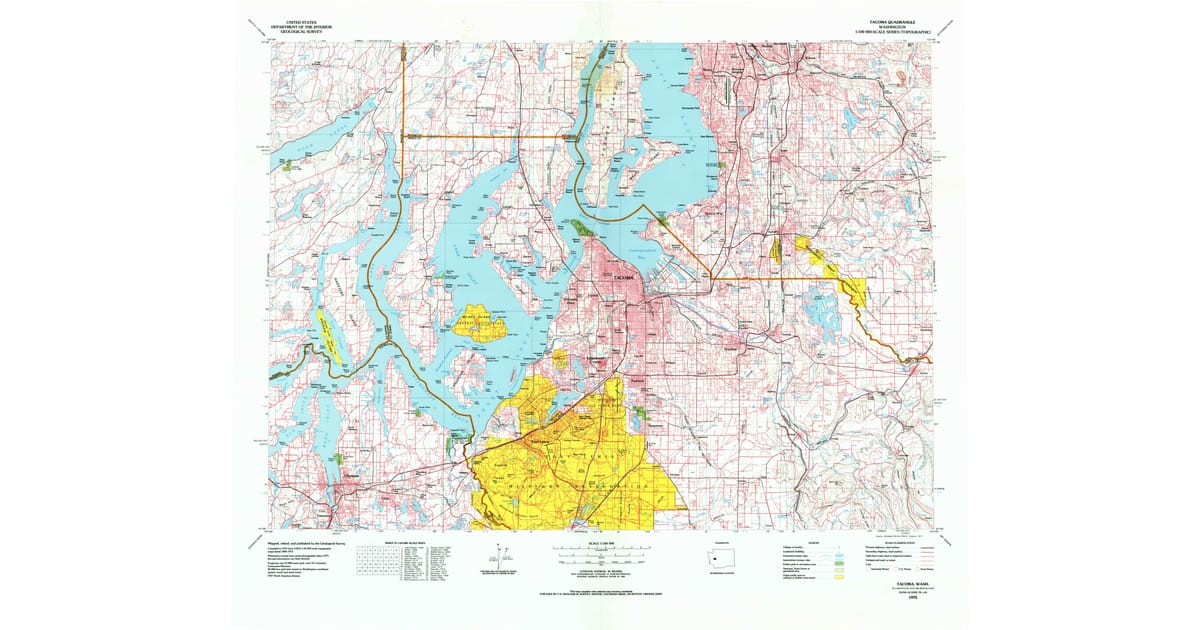 1970s Maps of Glencove, WA | Pastmaps