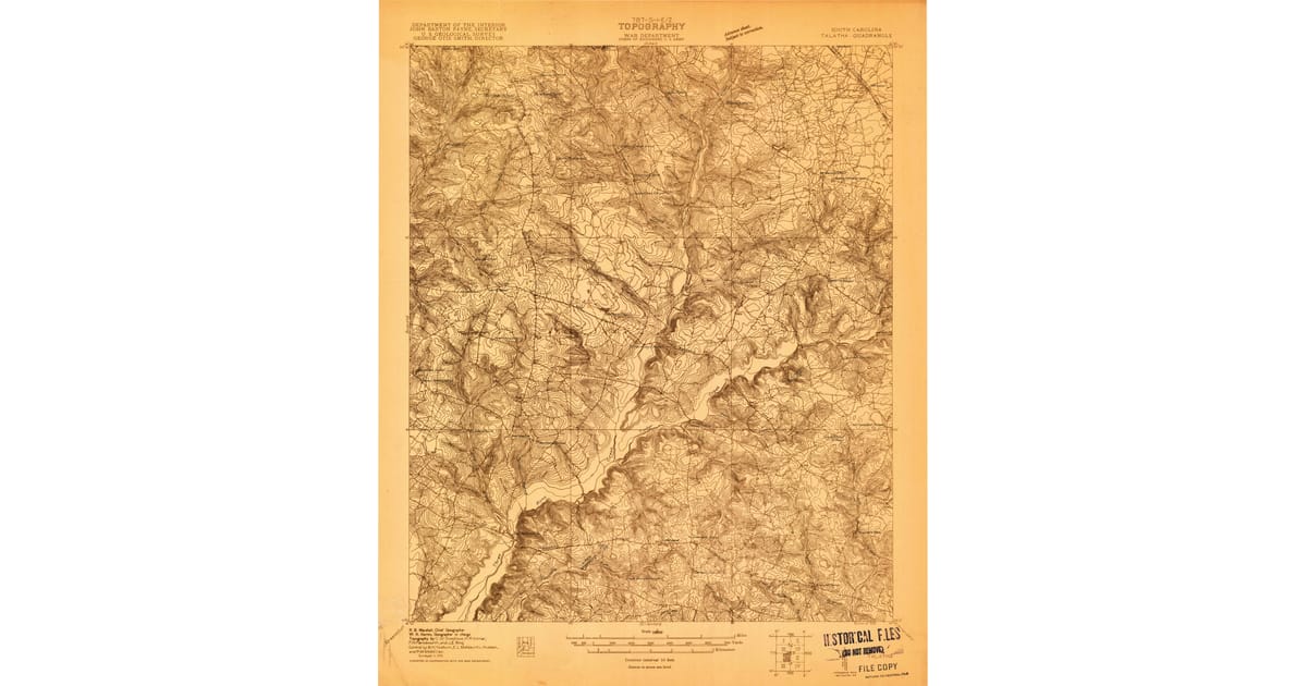 Old Maps of New Ellenton, SC for Academic Research | Pastmaps