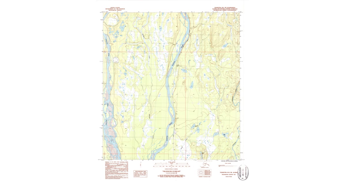 1980s Maps of Chase, AK | Pastmaps