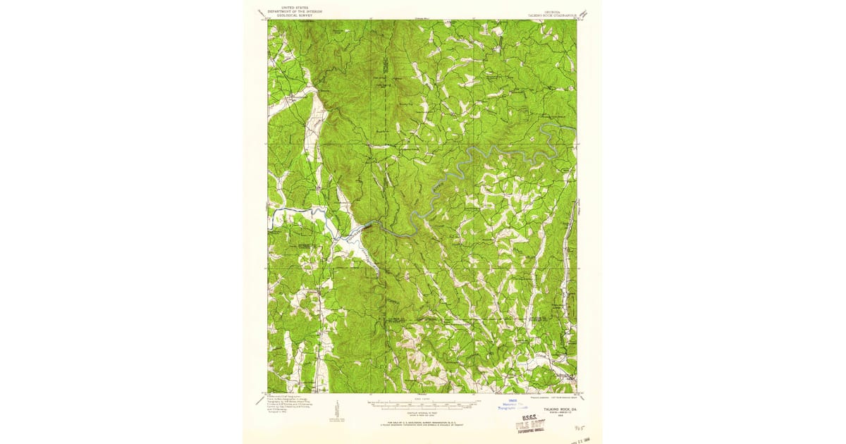 1900s (20th Century) Maps of Ranger, GA | Pastmaps