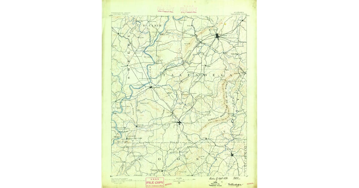 1800s (19th Century) Maps of Unity, AL | Pastmaps