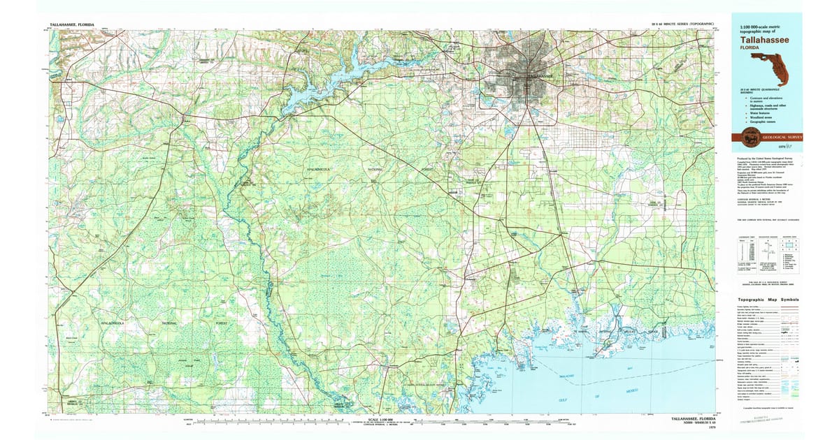 1970s Maps of Bon Ami, FL | Pastmaps
