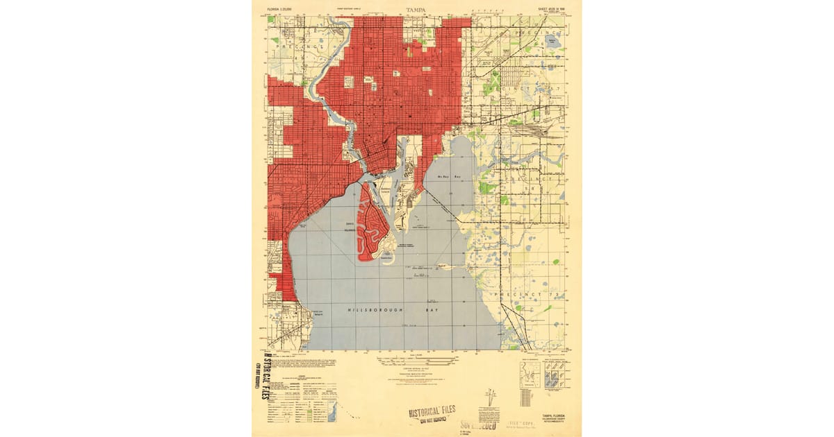 1947 Map of Tampa, FL — High-Res | Pastmaps