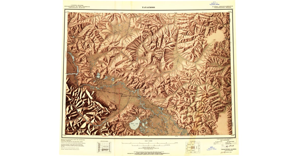 1950s Maps of Tok, AK | Pastmaps