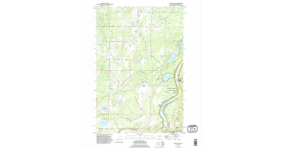 1990s Maps of Eatonville Junction, WA | Pastmaps