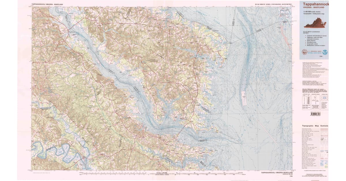 1980s Maps of New Kent County, VA | Pastmaps