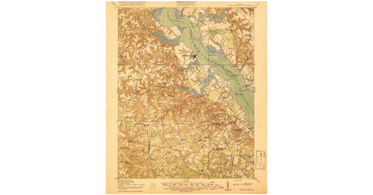Old Maps of Crouch, VA for Genealogy | Pastmaps