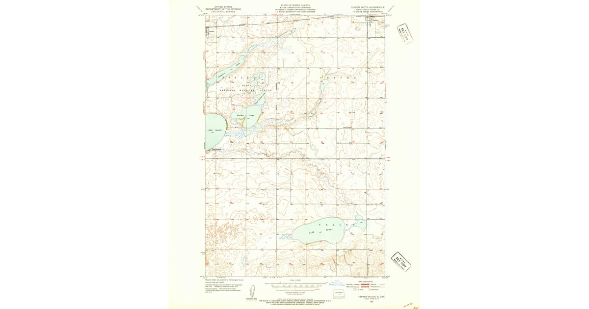 Old Maps of Tappen, ND | Pastmaps