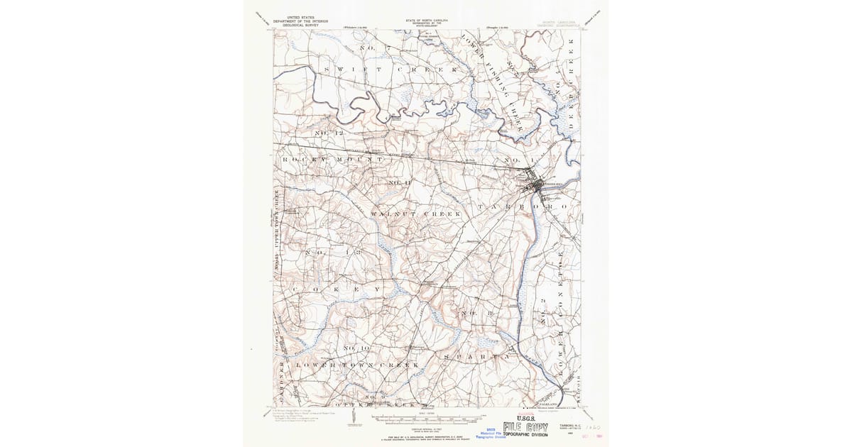 Old Maps of Princeville, NC | Pastmaps