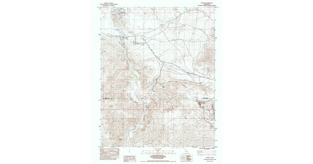 1983 Map of Tecopa, CA — High-Res | Pastmaps