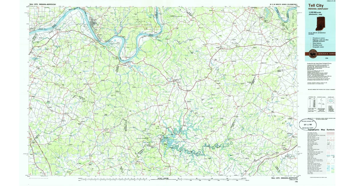 1980s Maps of Narrows, KY | Pastmaps