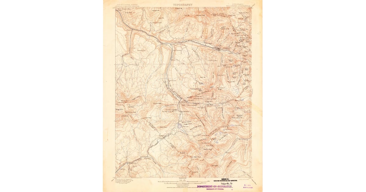 1900s (20th Century) Maps of Lime, CO | Pastmaps