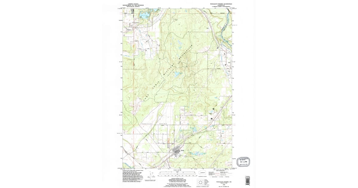 1990s Maps of Pierce County, WA | Pastmaps