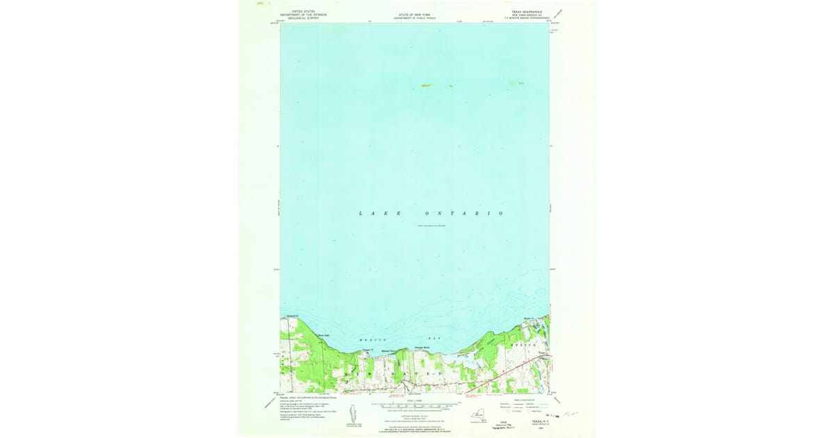 1950s Maps of Demster Beach, New Haven | Pastmaps