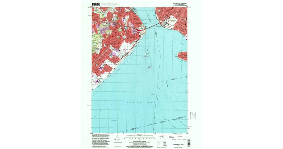 1990s Maps of Fort Hamilton, New York | Pastmaps