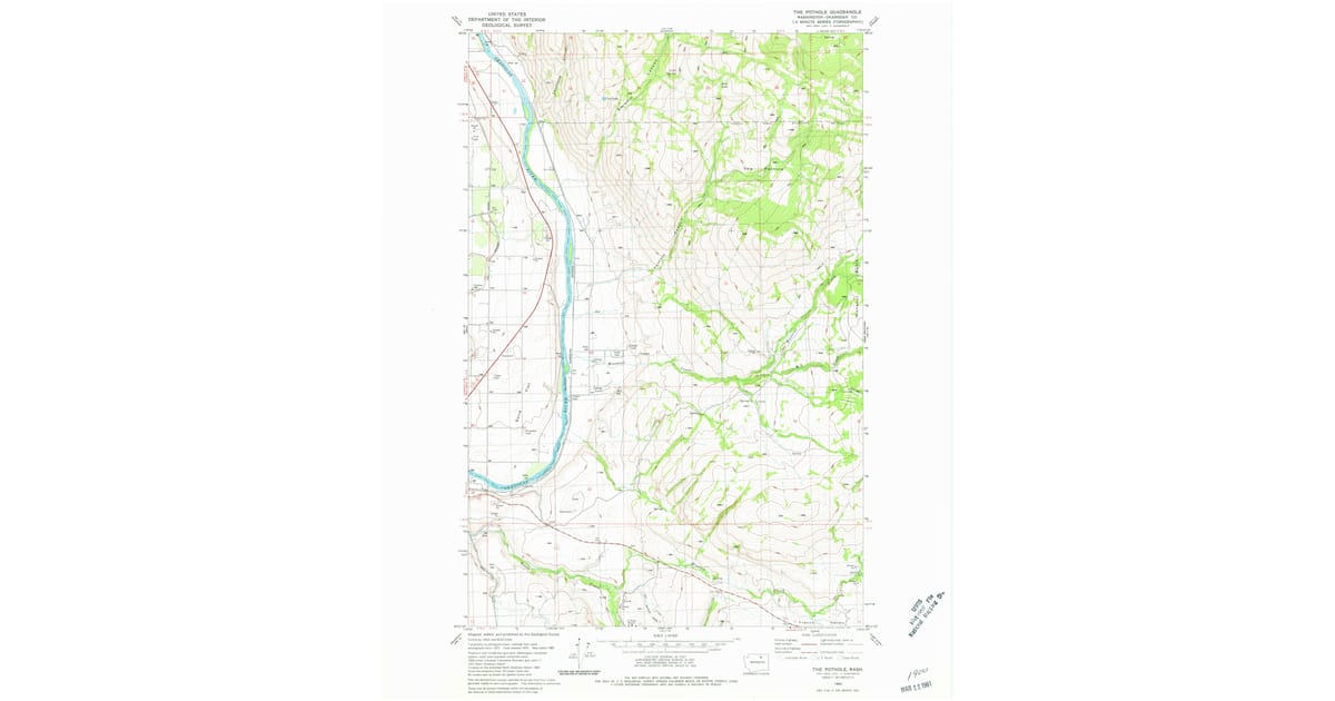 1980s Maps of North Omak, WA | Pastmaps