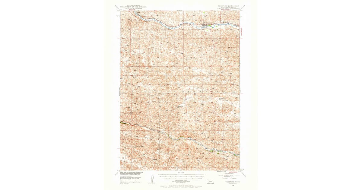 Old Maps of Thedford, NE | Pastmaps
