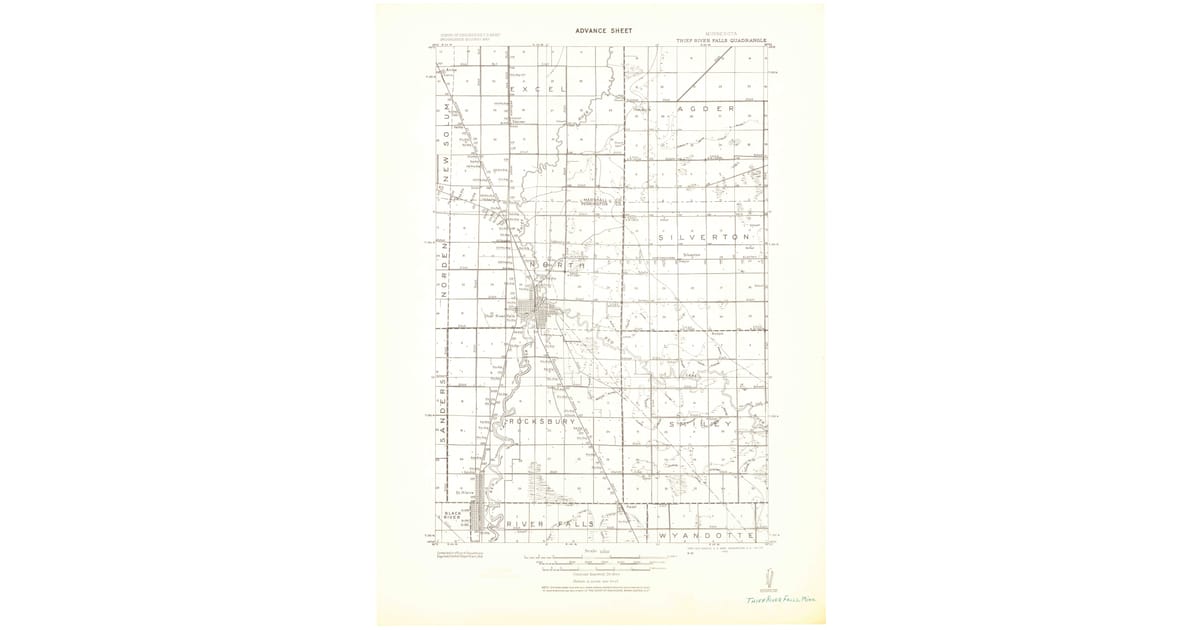 Old Maps of Thief River Falls, MN | Pastmaps
