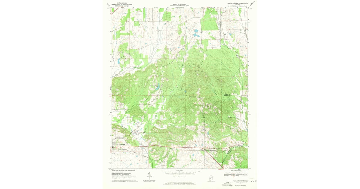 1960s Maps of Perry County, AL | Pastmaps
