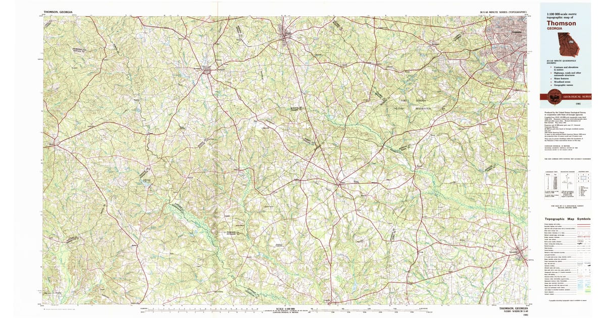 1980s Maps of Silver Maple Ridge, Evans | Pastmaps