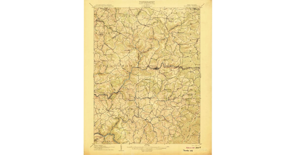 1900-1909 Maps of Tucker County, WV | Pastmaps