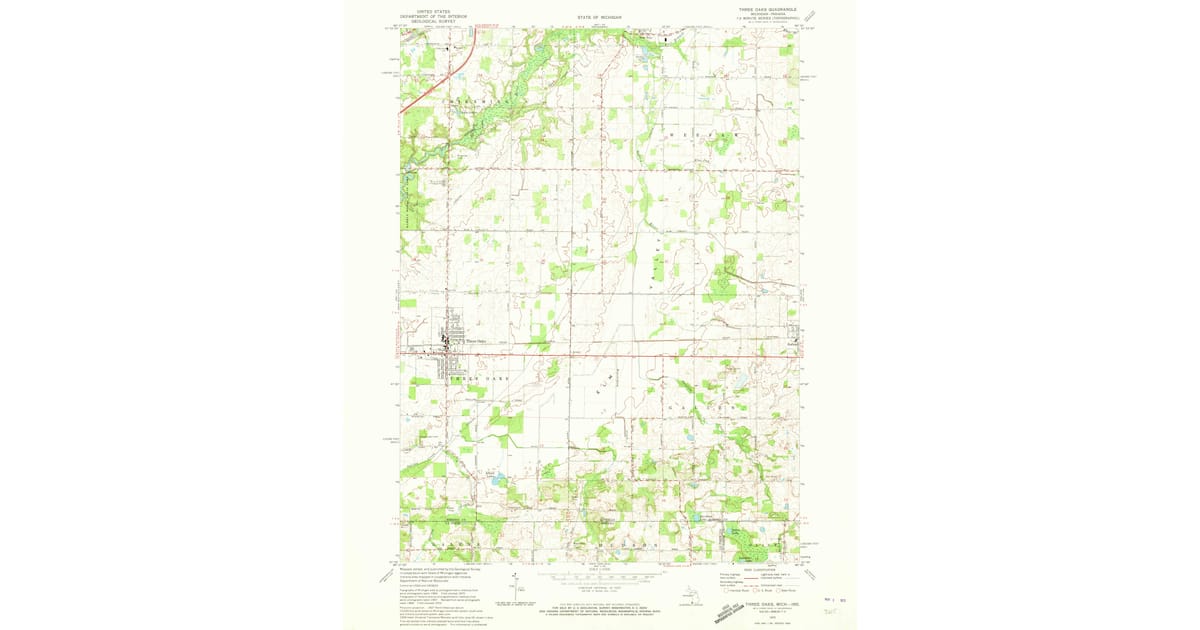1970s Maps of Galien Township, MI | Pastmaps
