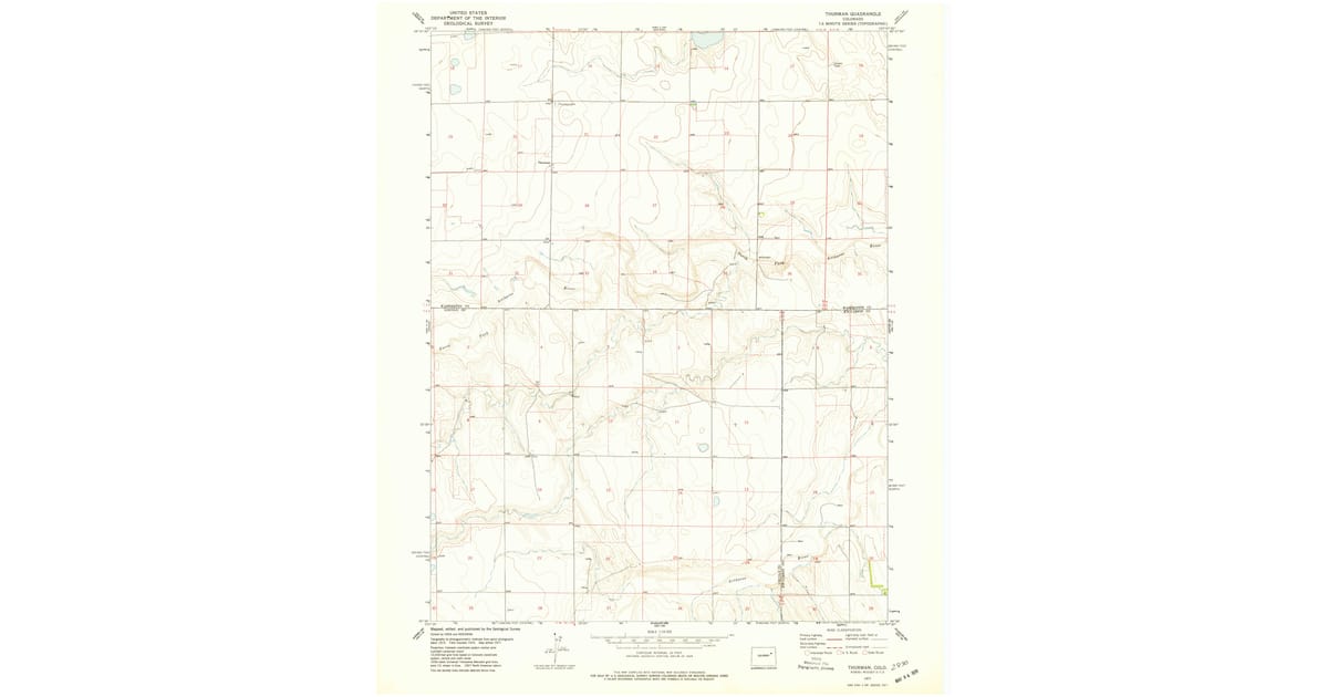 1970s Maps of Thurman, CO | Pastmaps