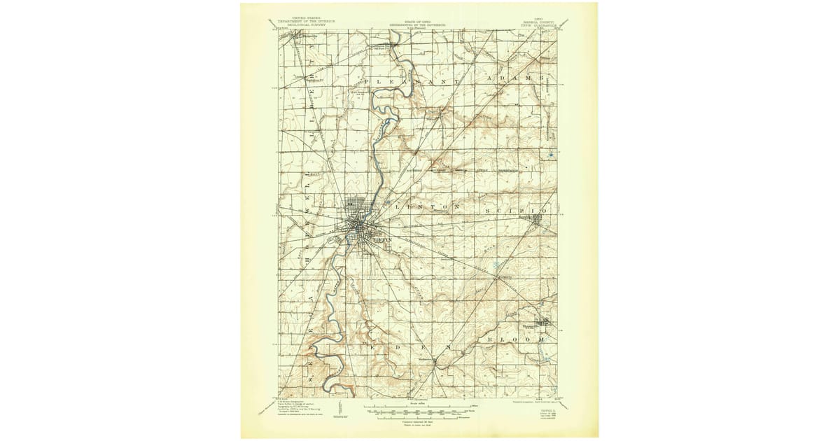 Old Maps of Scipio Township, OH | Pastmaps