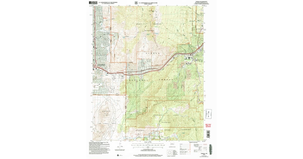 2000s (21st Century) Maps of Embudo Canyon, Albuquerque | Pastmaps