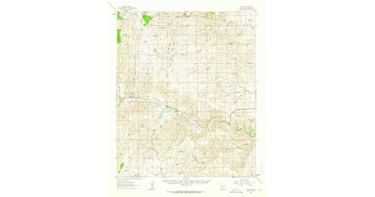1960s Maps of Sunset, NM | Pastmaps