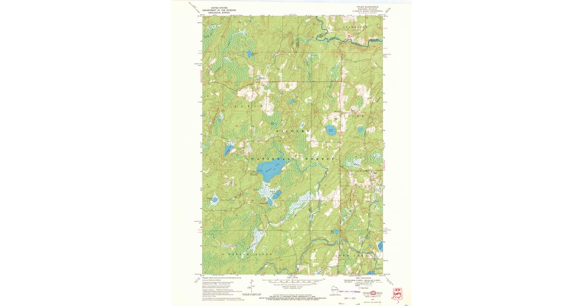 1970s Maps of Michigan | Pastmaps
