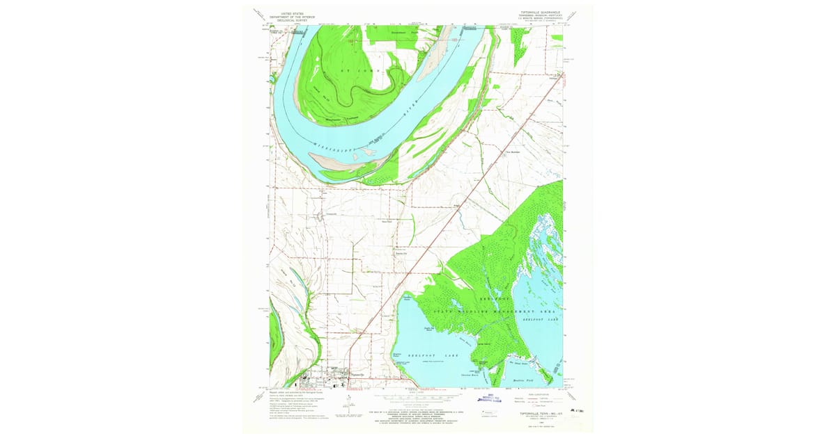1960s Maps of Fulton County, KY | Pastmaps