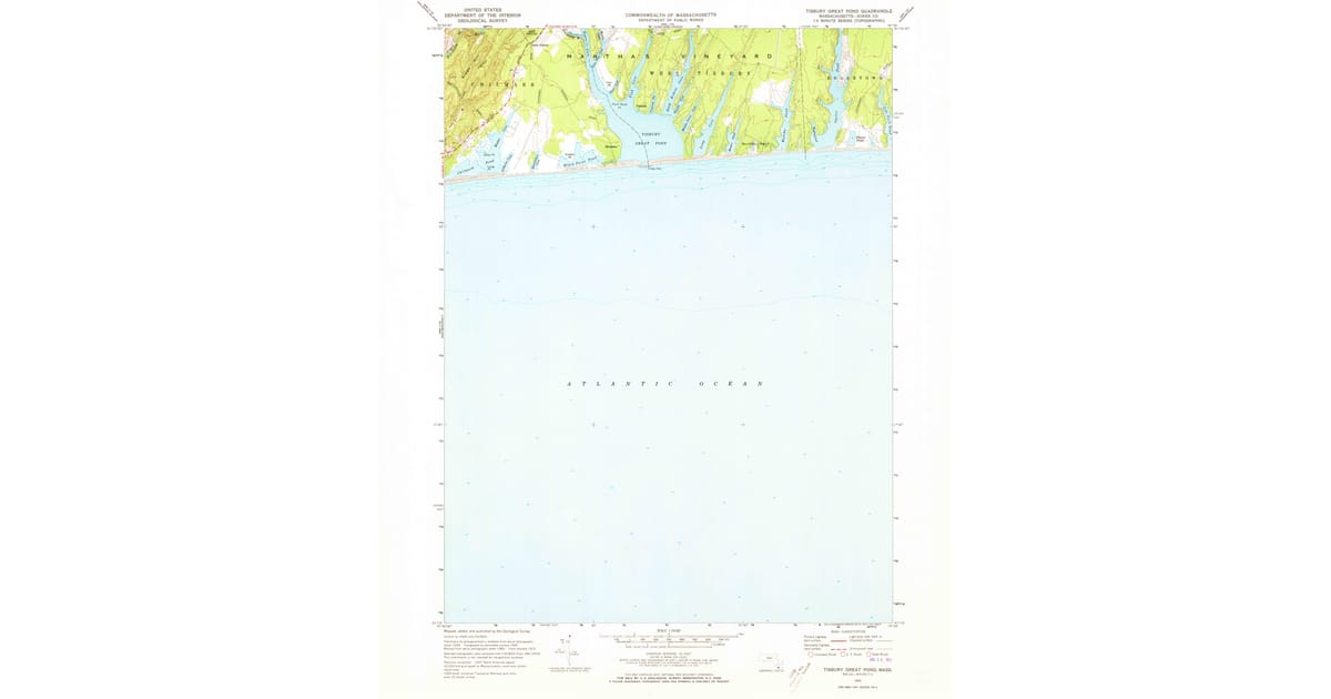 1970s Maps of Chilmark, MA | Pastmaps