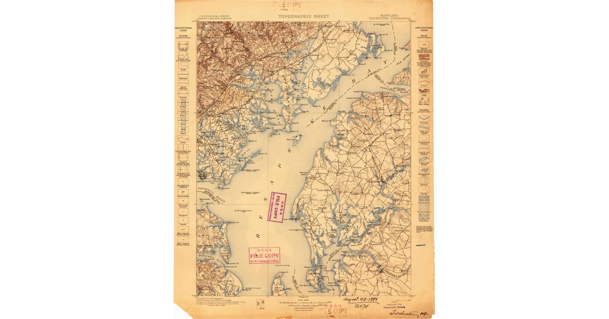 Old Maps of Aberdeen, MD for Genealogy | Pastmaps