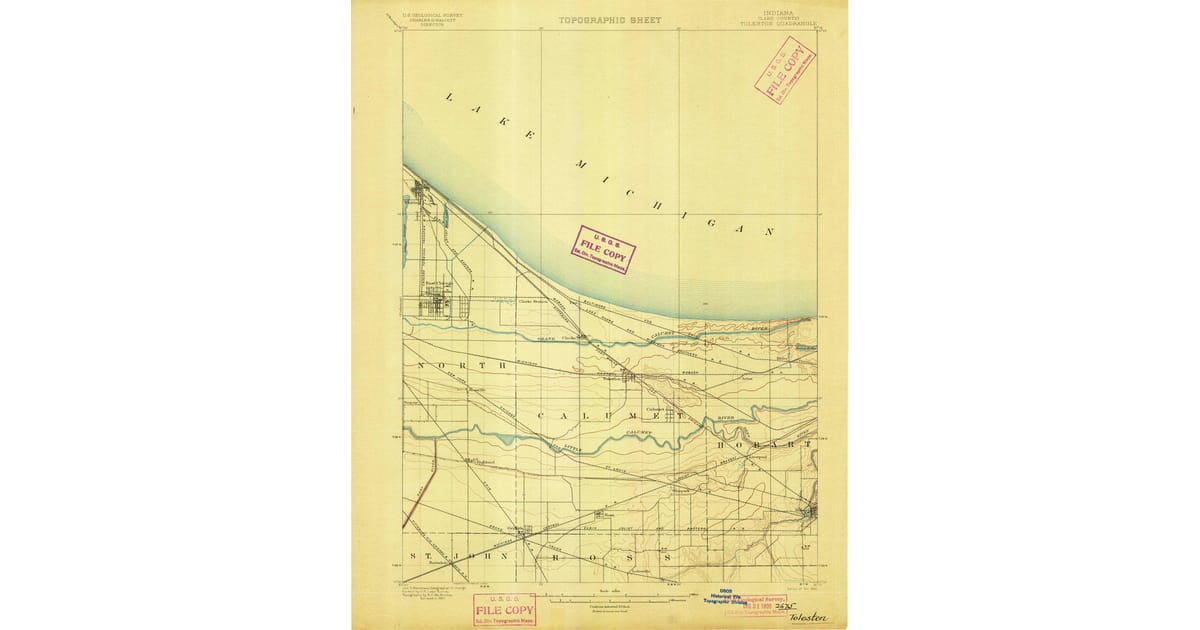1900s (20th Century) Maps of Dyer, IN | Pastmaps