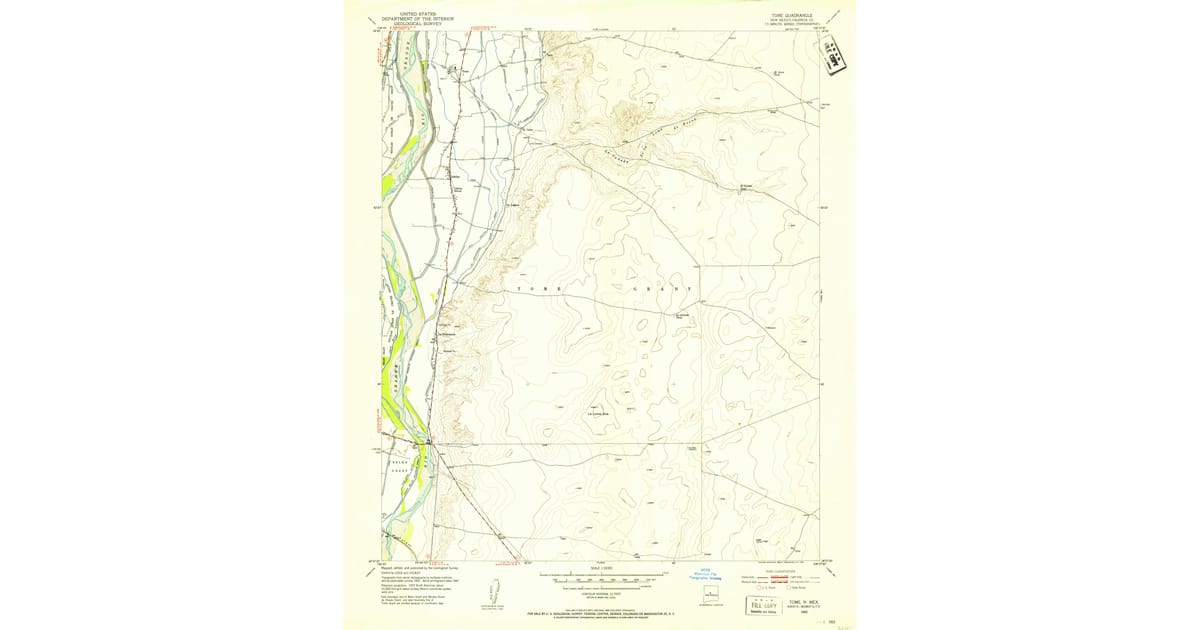 Old Historical Maps of La Constancia, NM | Pastmaps