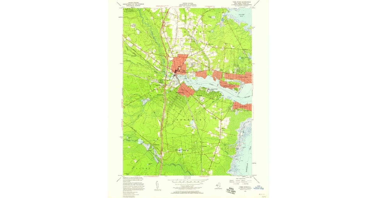 1950s Maps of Gilford Park, Toms River | Pastmaps