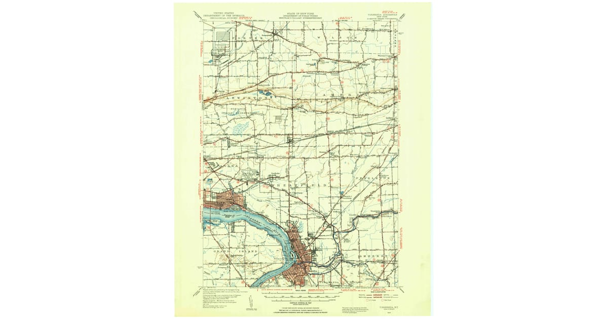 1940s Maps of Niagara County, NY | Pastmaps