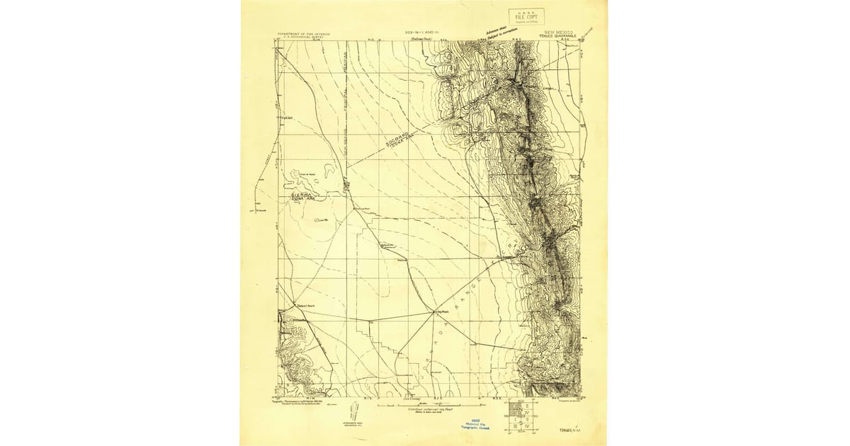 1910s Maps of Doña Ana County, NM | Pastmaps