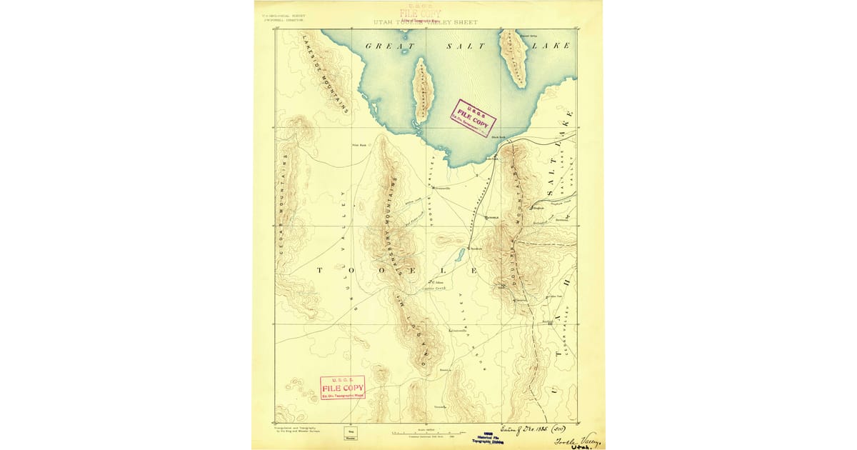 Old Maps of Terra, UT | Pastmaps