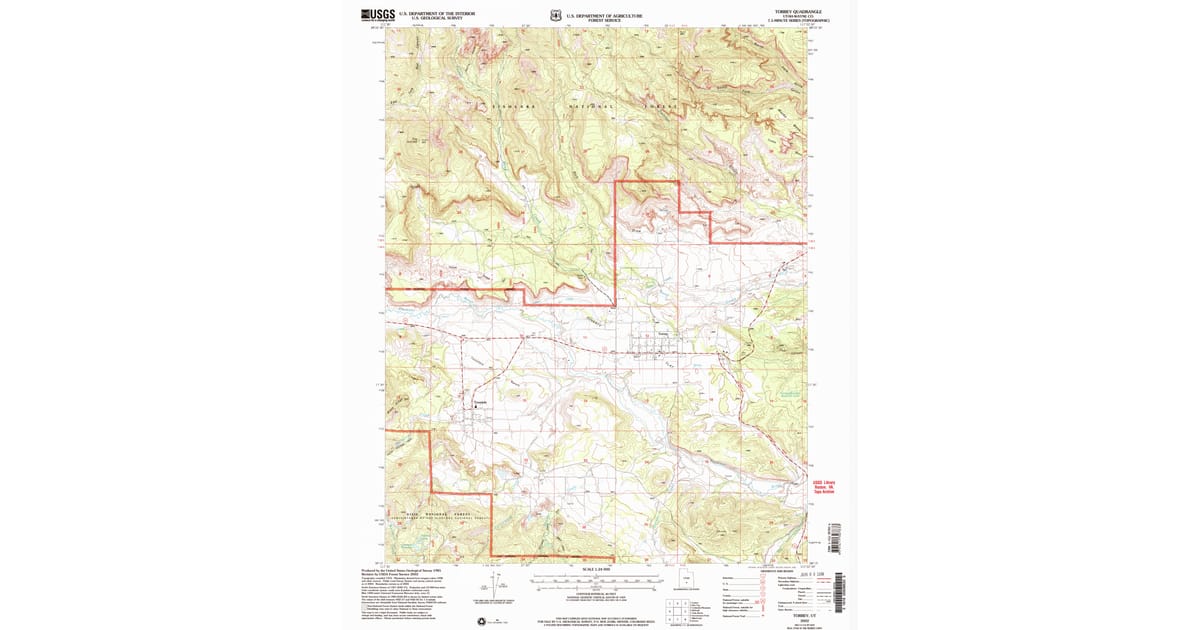 2000-2009 Maps of Teasdale, UT | Pastmaps