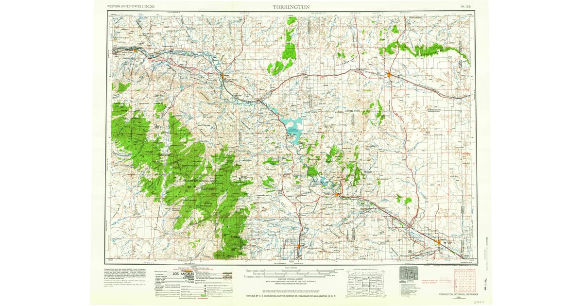 Old Maps of Lusk, WY | Pastmaps
