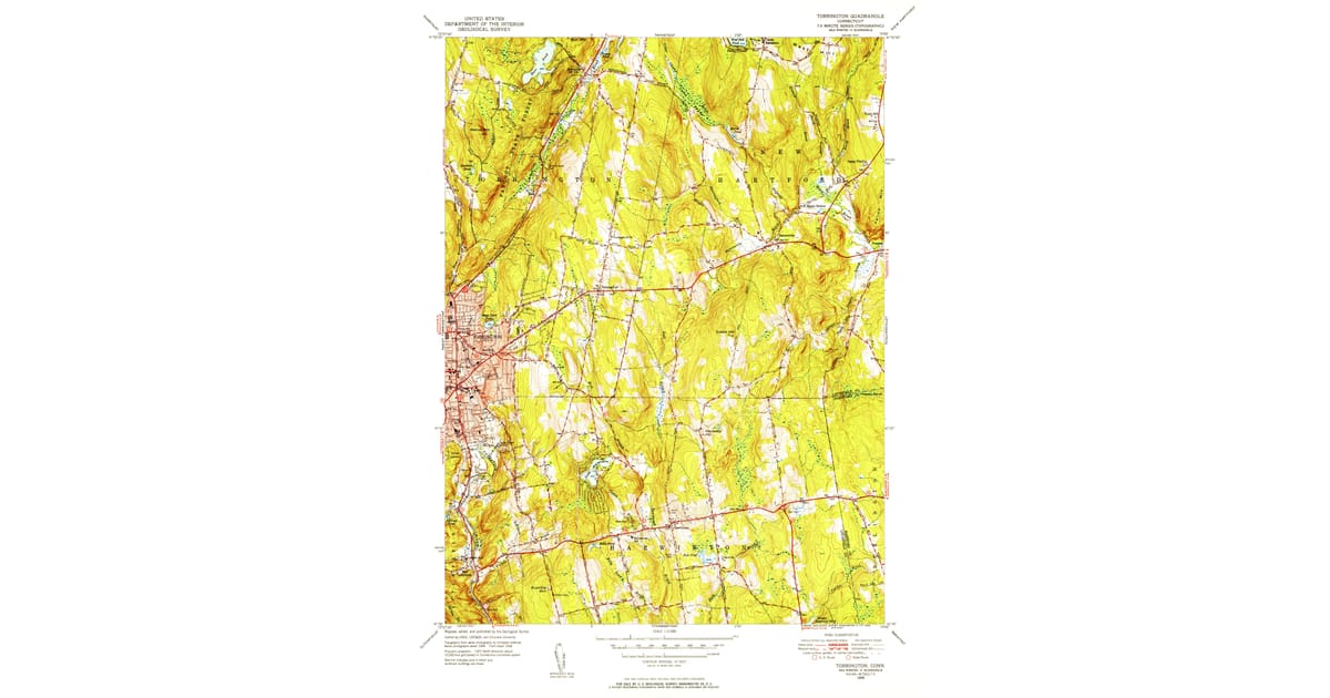1948 Map of Torrington, CT — High-Res | Pastmaps