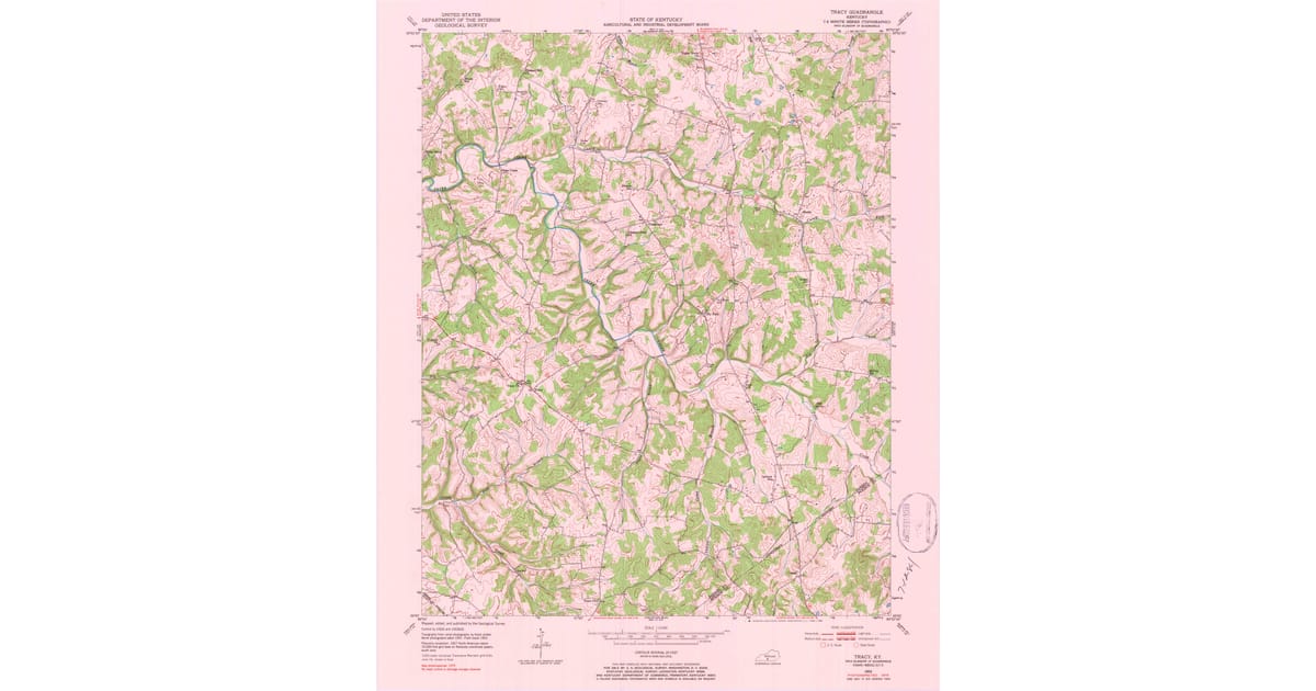 1970s Maps of Allen County, KY | Pastmaps