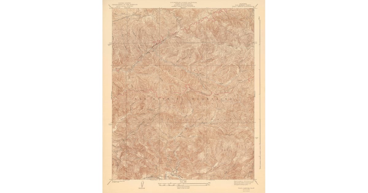 1940s Maps of Los Angeles County, CA | Pastmaps