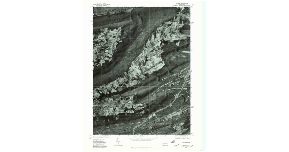 1977 Map of Tremont, PA — High-Res | Pastmaps
